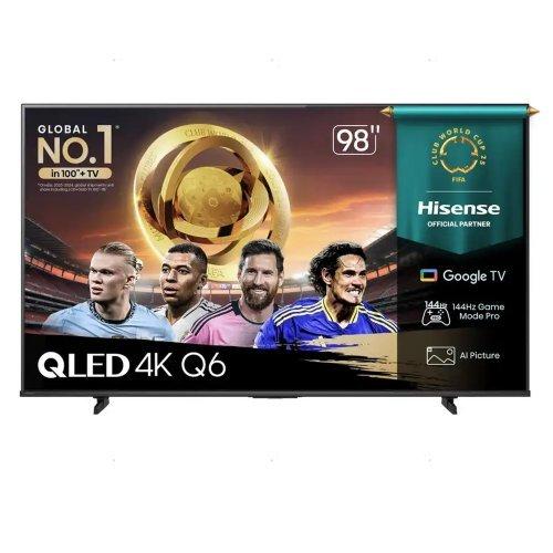 Hisense, 98 Inch, QLED VIDAA 4K Smart TV, Dolby Vision, Grey - eXtra Oman