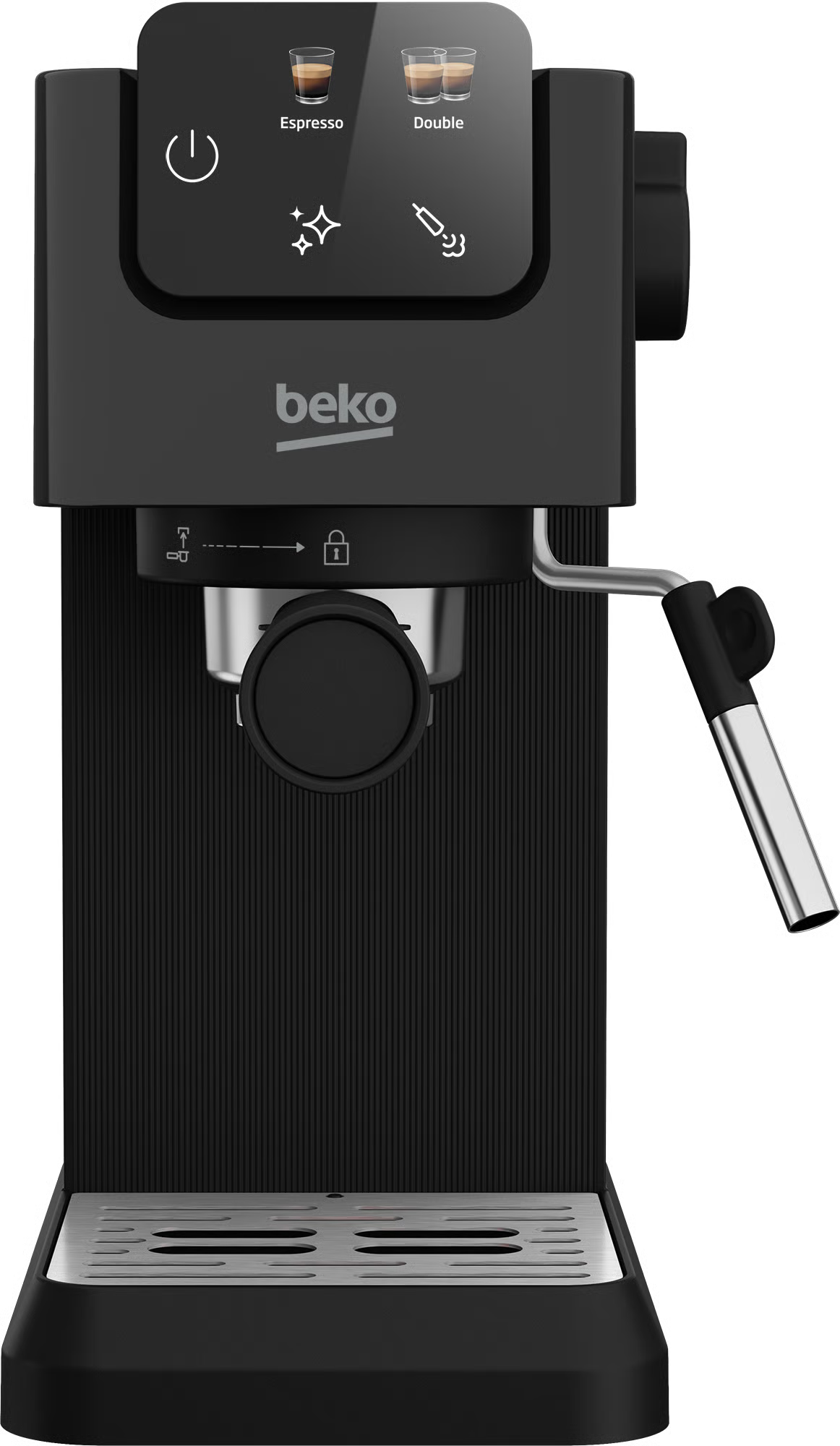 BEKO Caffee Experto, manual espresso machine, 15 Bar pressure, Black ...