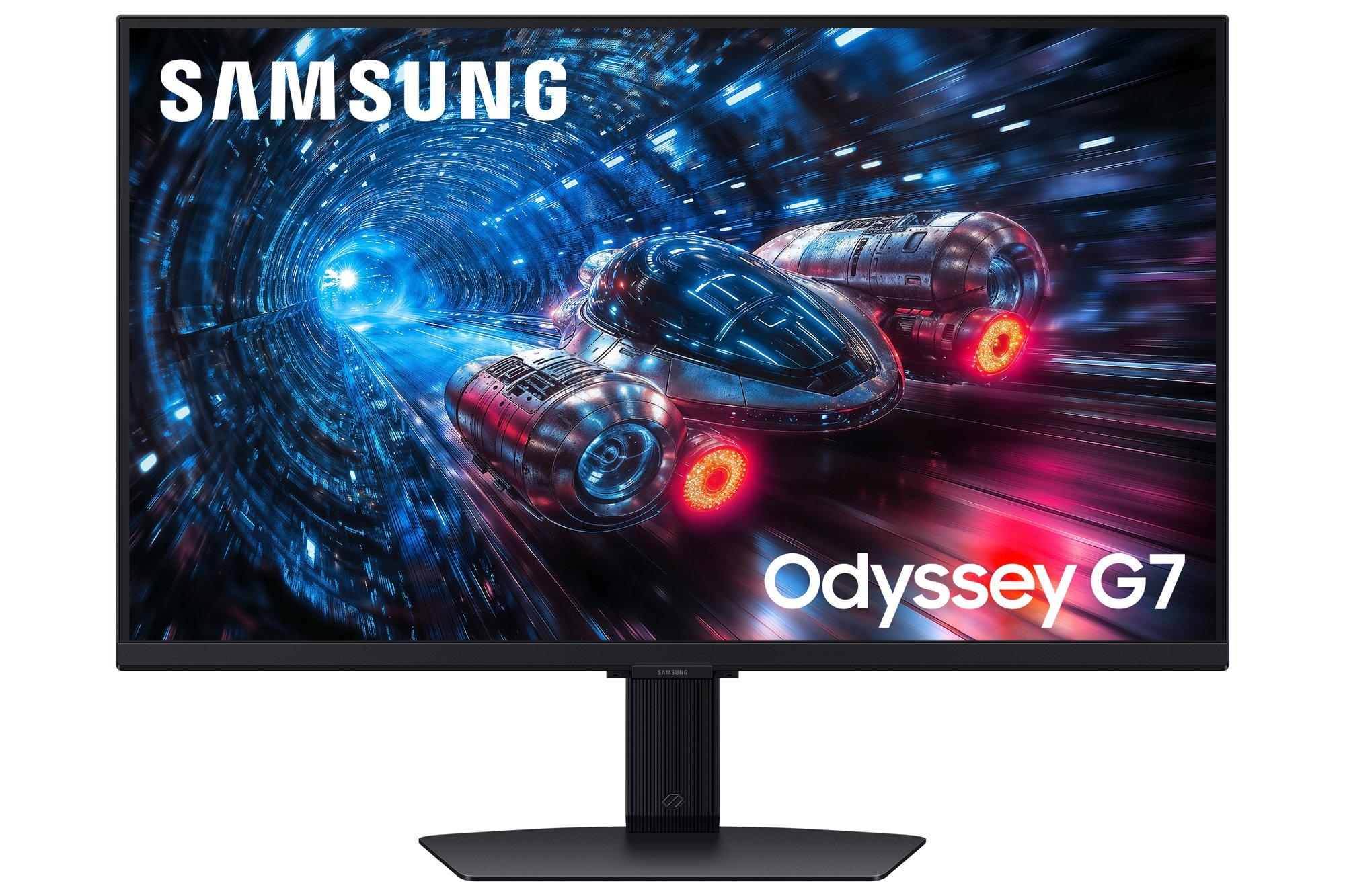 Samsung Odyssey G7 G70F Flat Gaming Monitor, 27 Inch, 4K 180Hz / FHD ...