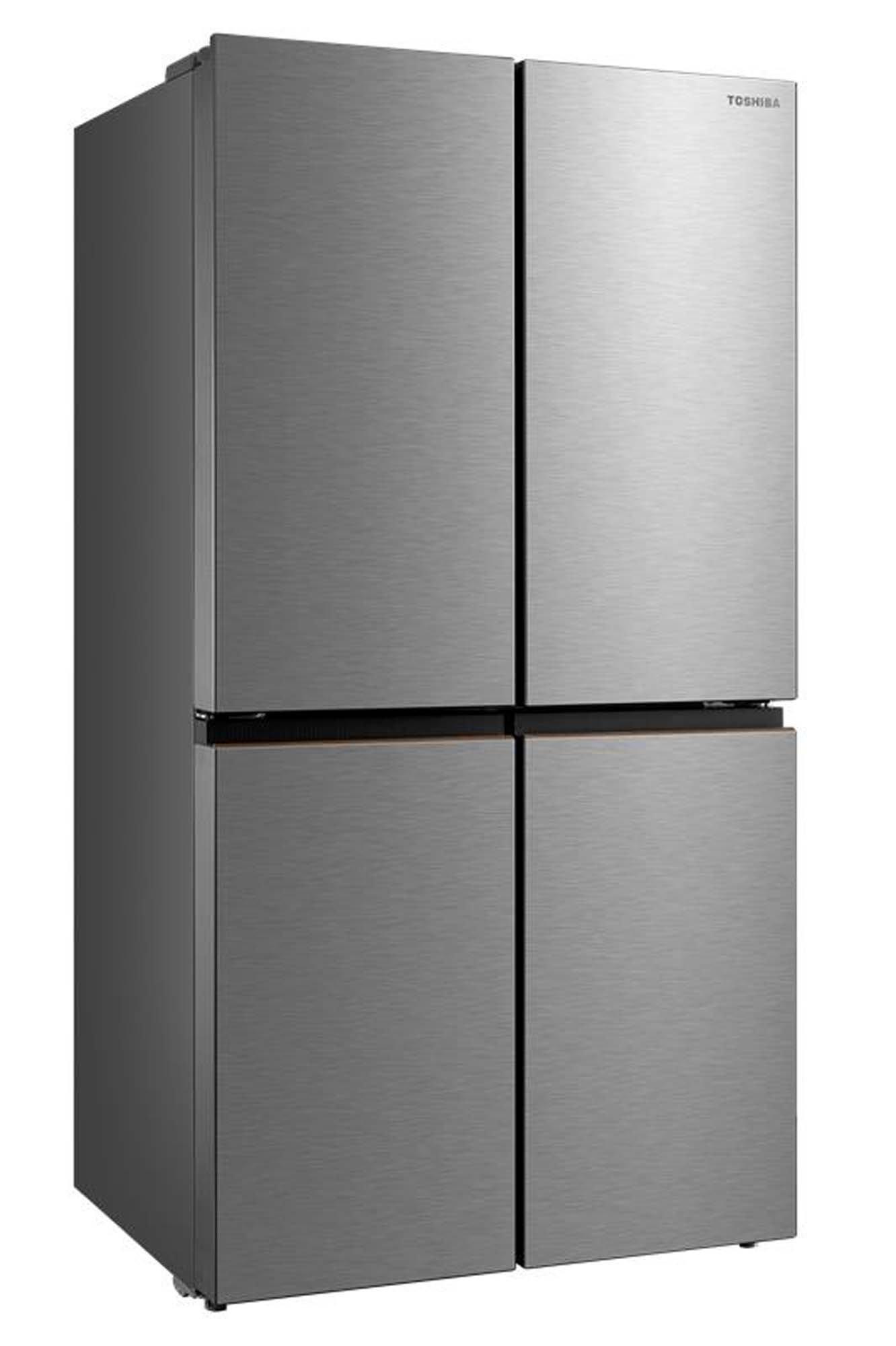 Toshiba, Refrigerator, 4 Doors, 14.7Cuft, Freezer 7.6Cuft, Inverter, Starry Silver - eXtra