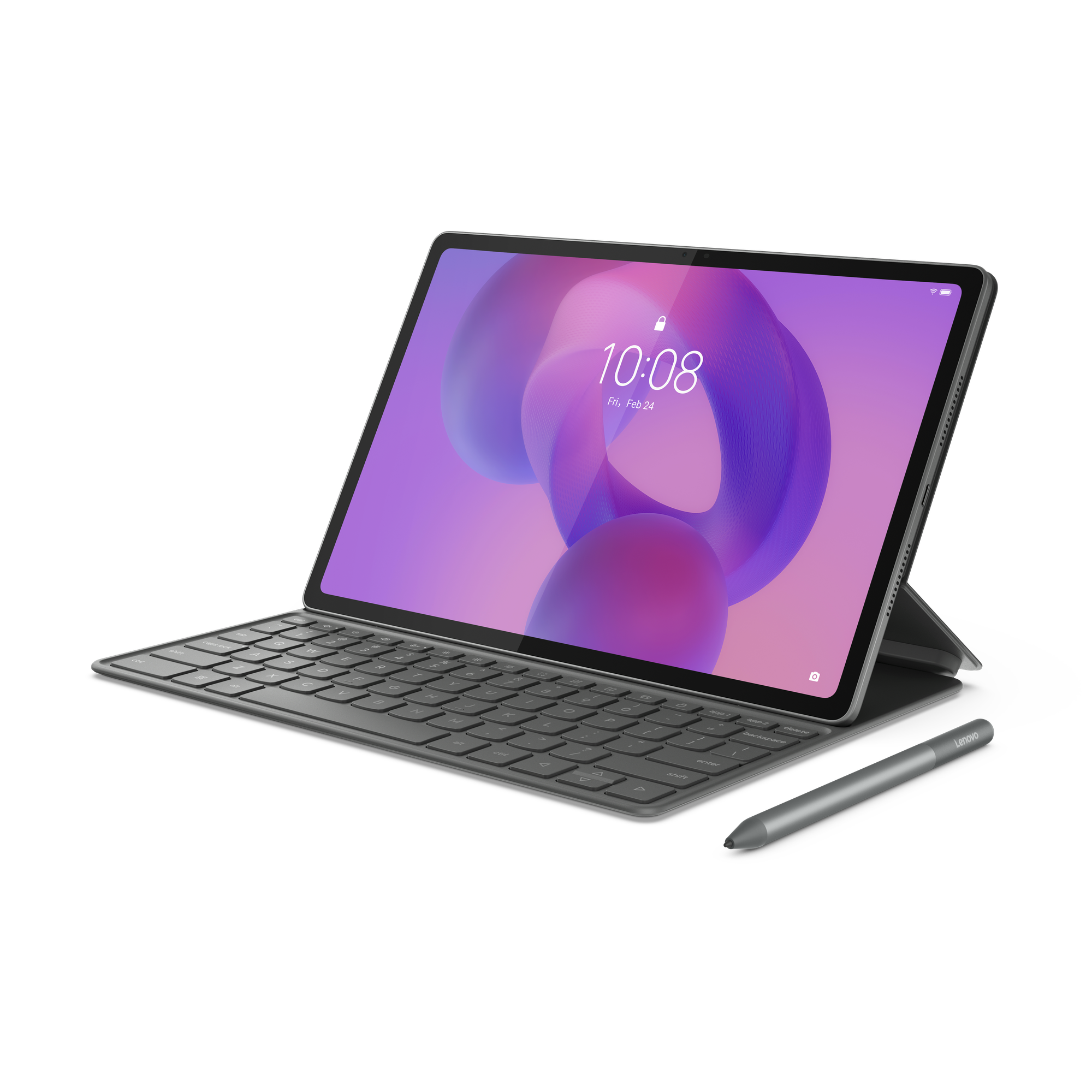 Lenovo Idea Tab Plus, 5G, 256 GB, Luna Grey with Keyboard Case and Pen ...