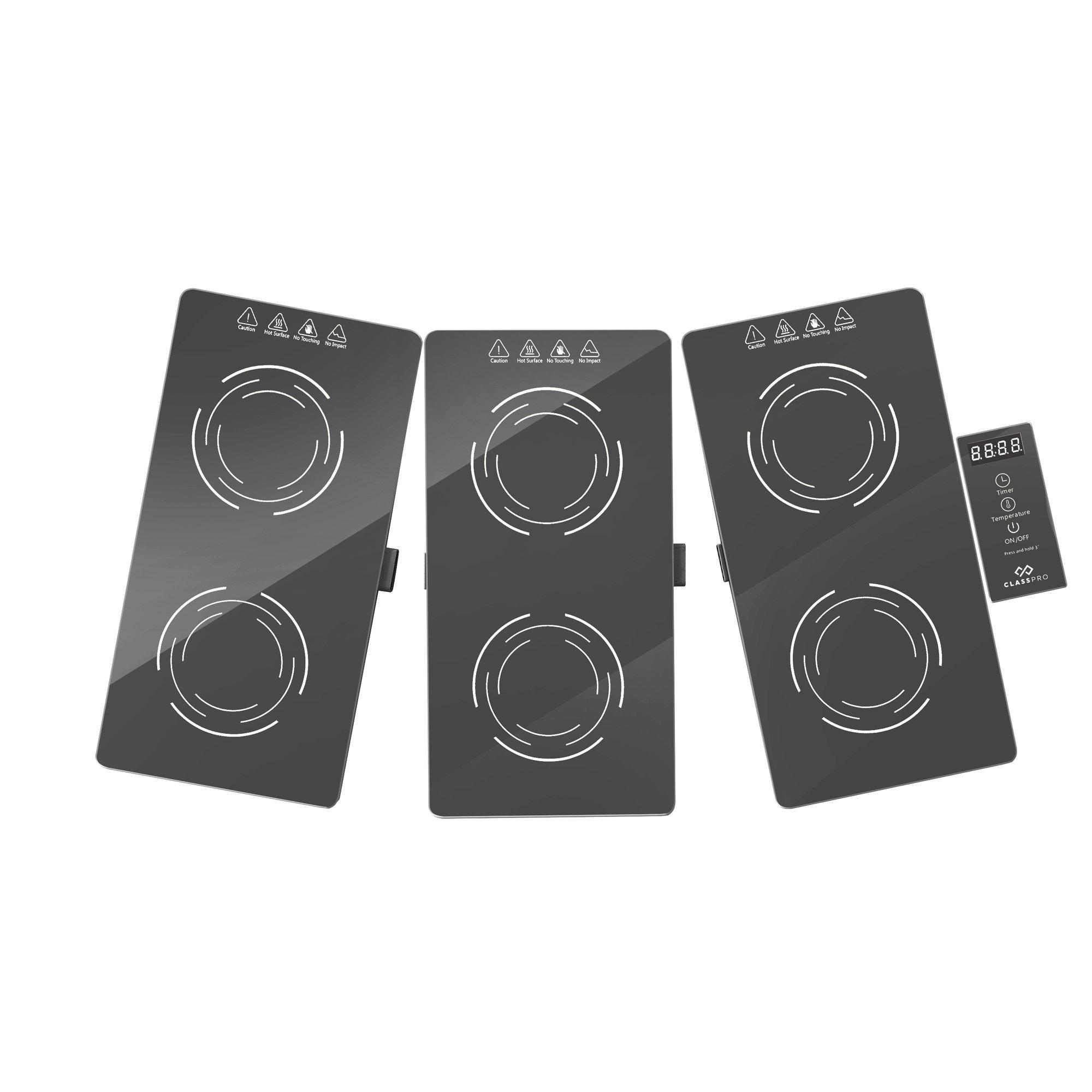 Class Pro, Electric hot plate cooker, Tempered glass, 330W - eXtra