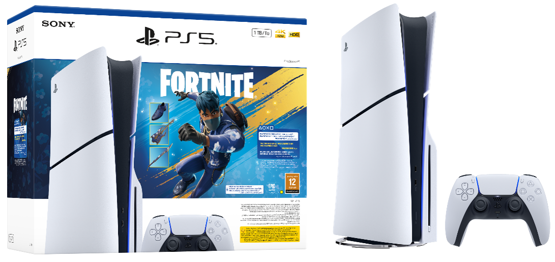 PS5, Console 1TB, Fortnite, Bundle - eXtra