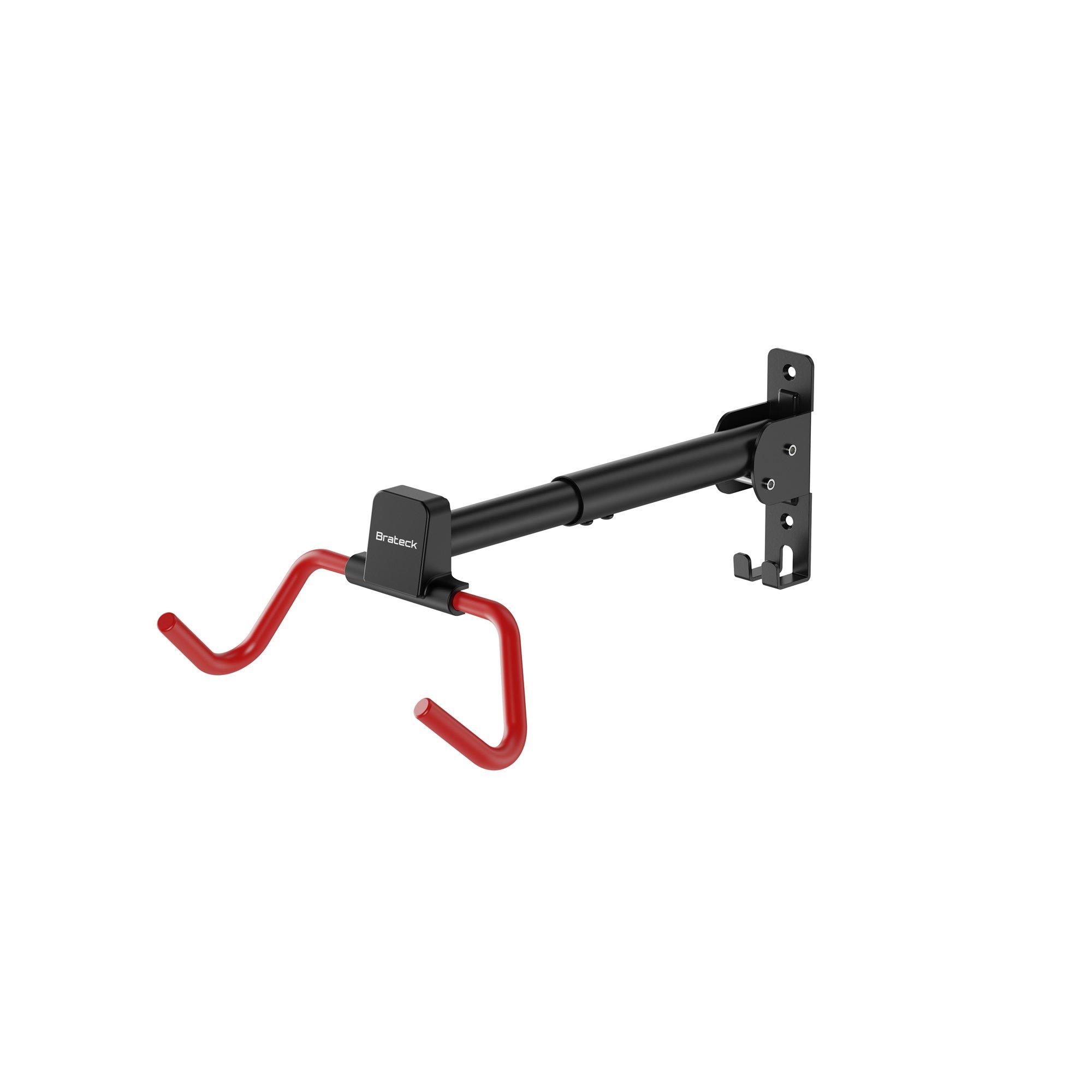 BRATECK, Foldable Bike Wall Mount With Storage Hook, 11X6.9X14.2 Inch ...