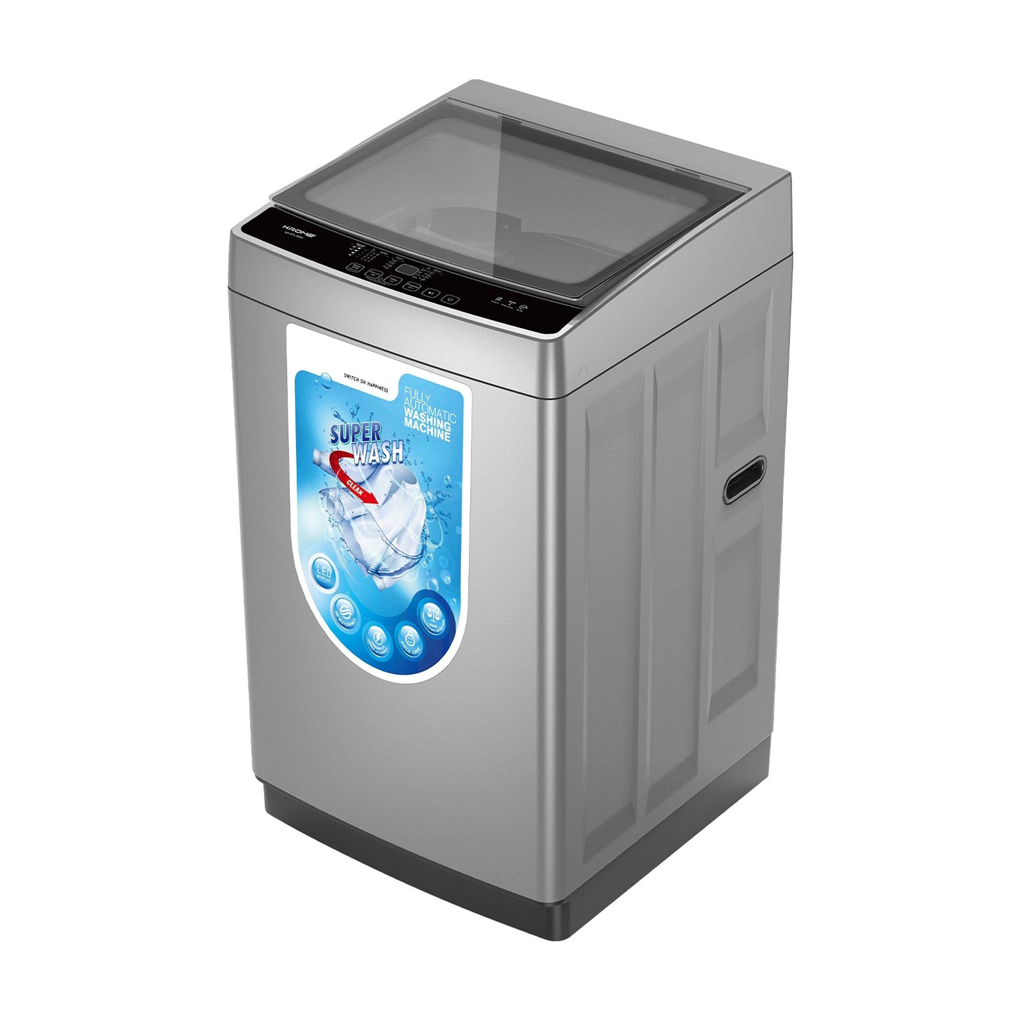 Krome, Top Load Washer, 8KG, Grey - eXtra Bahrain