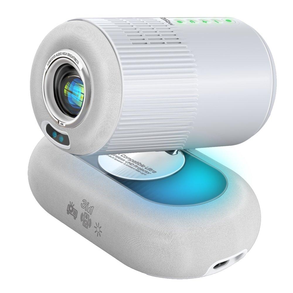 PROMATE, Beamer, 4K Wireless LCD Projector, Android 13, Auto Focus ...