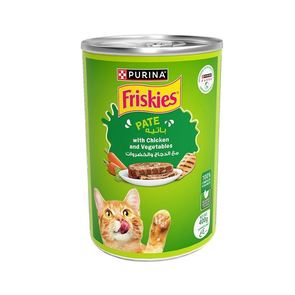 Friskies, chunkpound with chicken and vegetables wet cat food , 400 g ...
