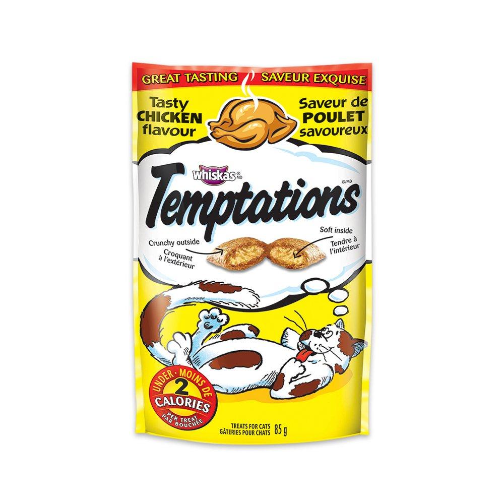 Whiskas, Temptation Tasty Chicken Cat Treats , 85 G - eXtra