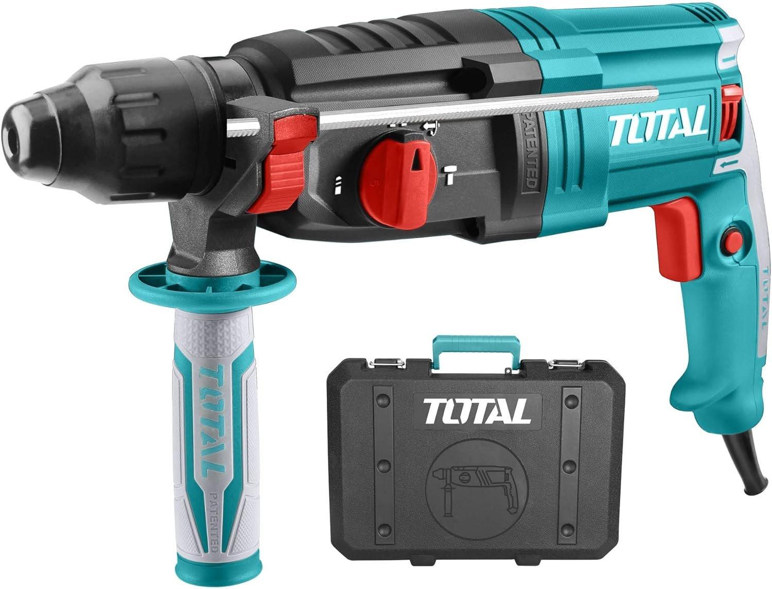 TOTAL 950W SDS Plus Rotary Hammer Drill – 2.5J Impact Energy, 3 Modes ...