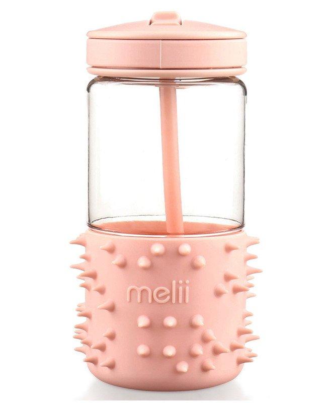 Melii, Spikey Water Bottle Pink 17oz - eXtra