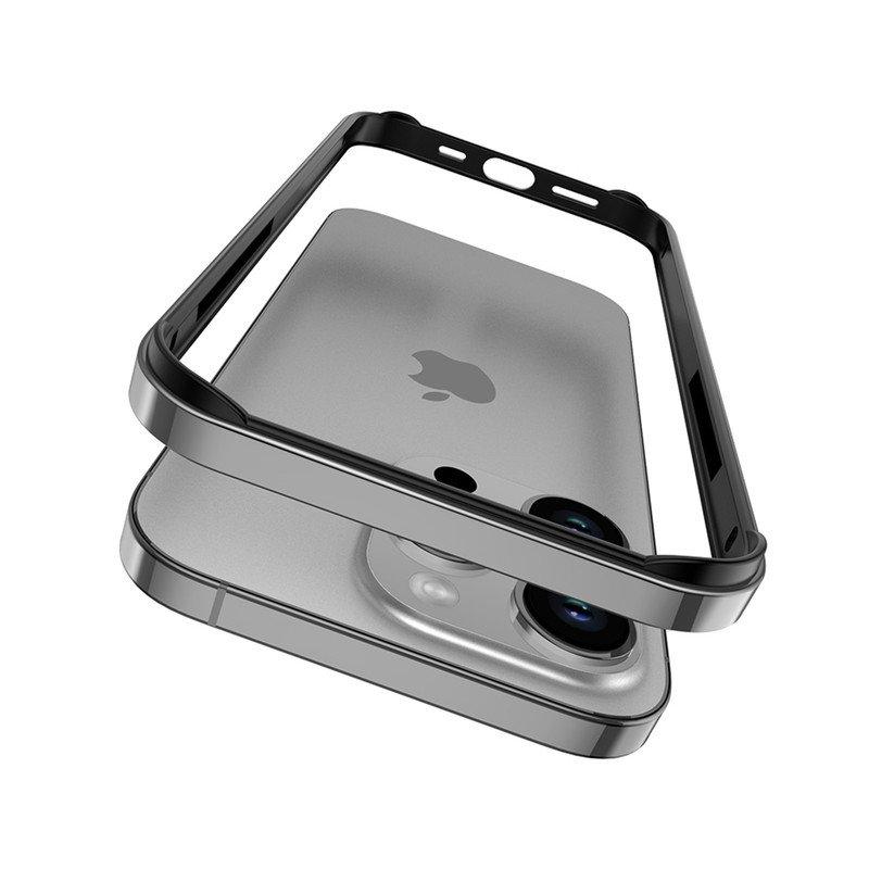 Drip, Metal Frame, Armor, Soft Inner Bumper, iPhone 15 Pro, Titanium ...