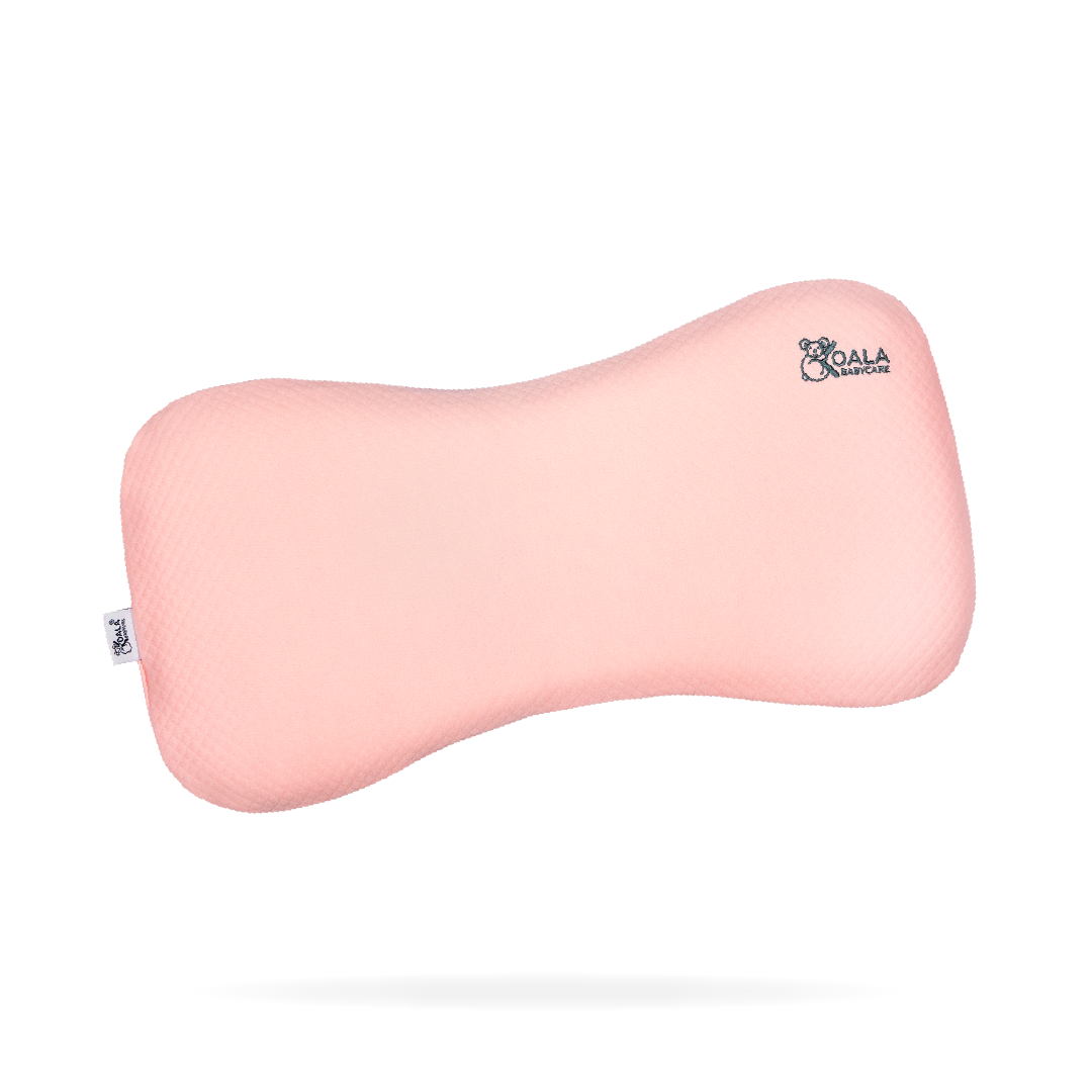 Koala, Babycare, Perfect Head Maxi Baby Flat Head Pillow, Pink - eXtra