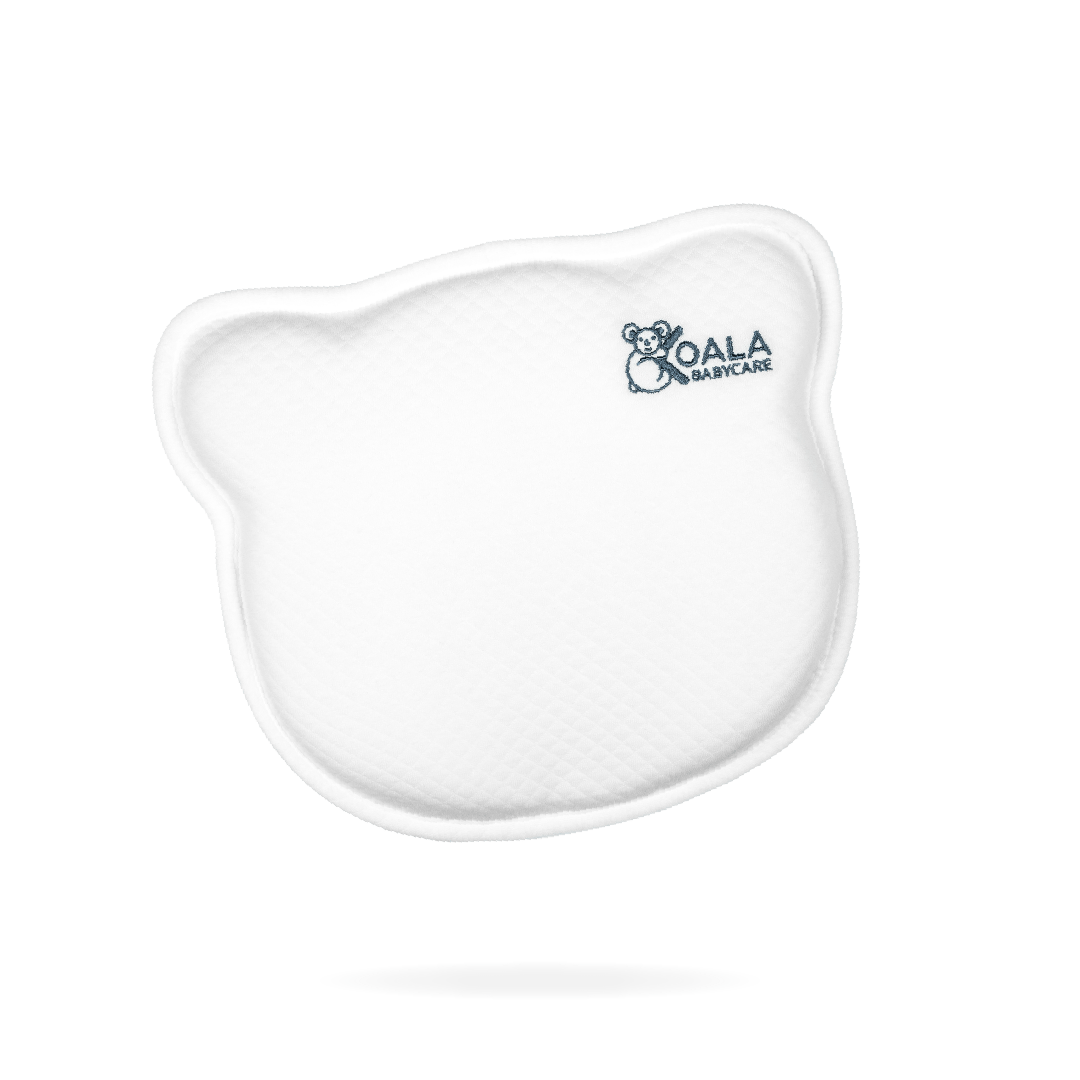 Koala Babycare - Perfect Head Baby Flat Head Pillow - White - eXtra
