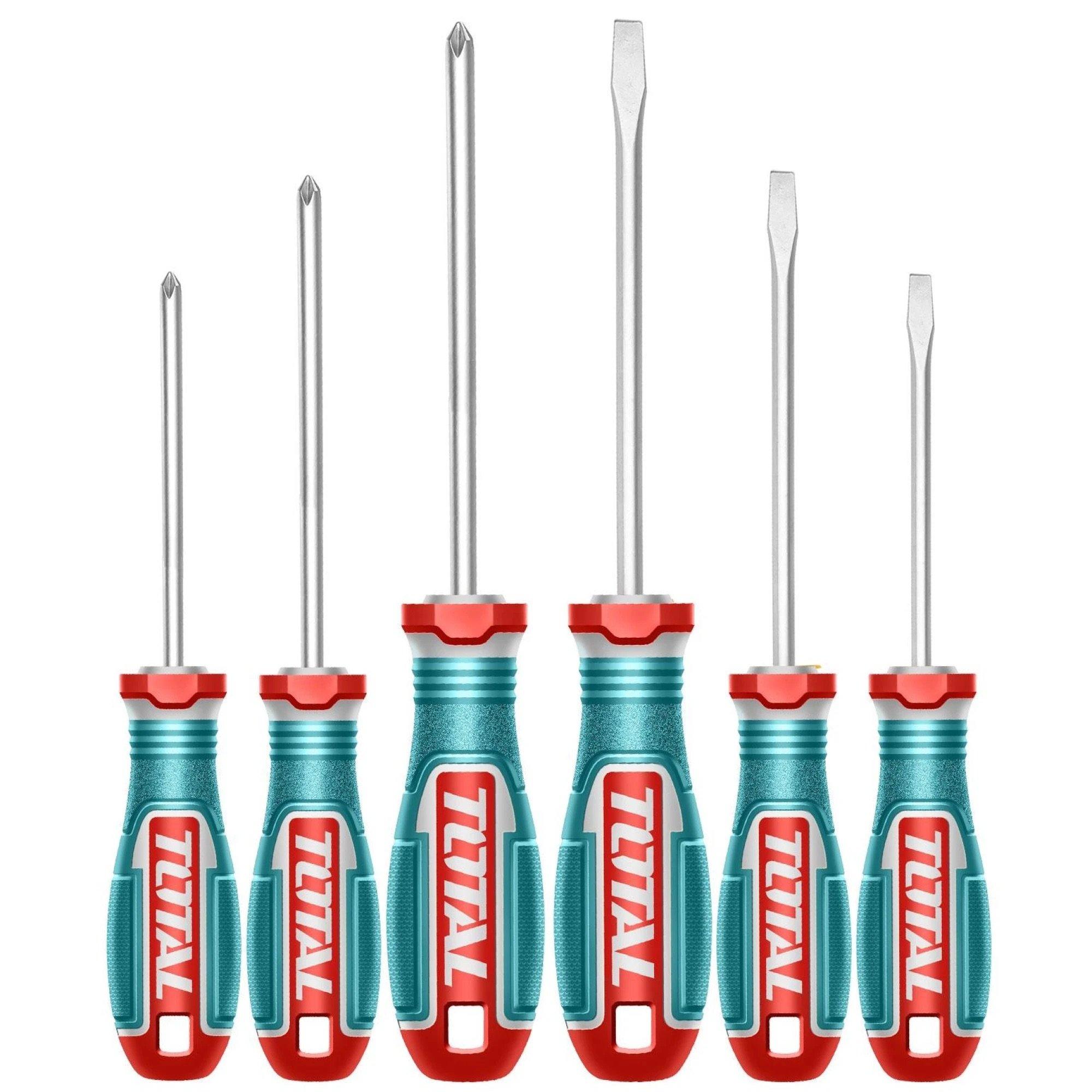 TOTAL tools 6 Pcs screwdriver set S2 - eXtra