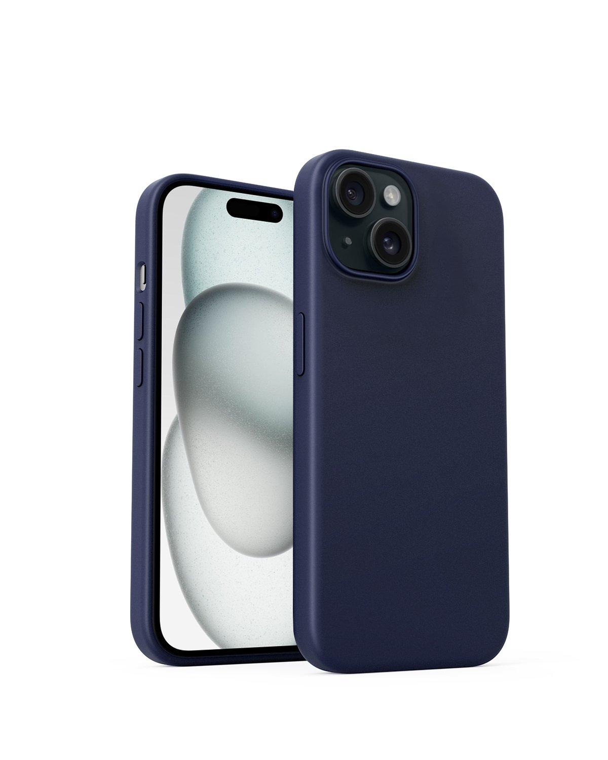 AUKEY Magnetic Hrd-Shell Phone Case Midnight iPhone 15 Blue PC ...