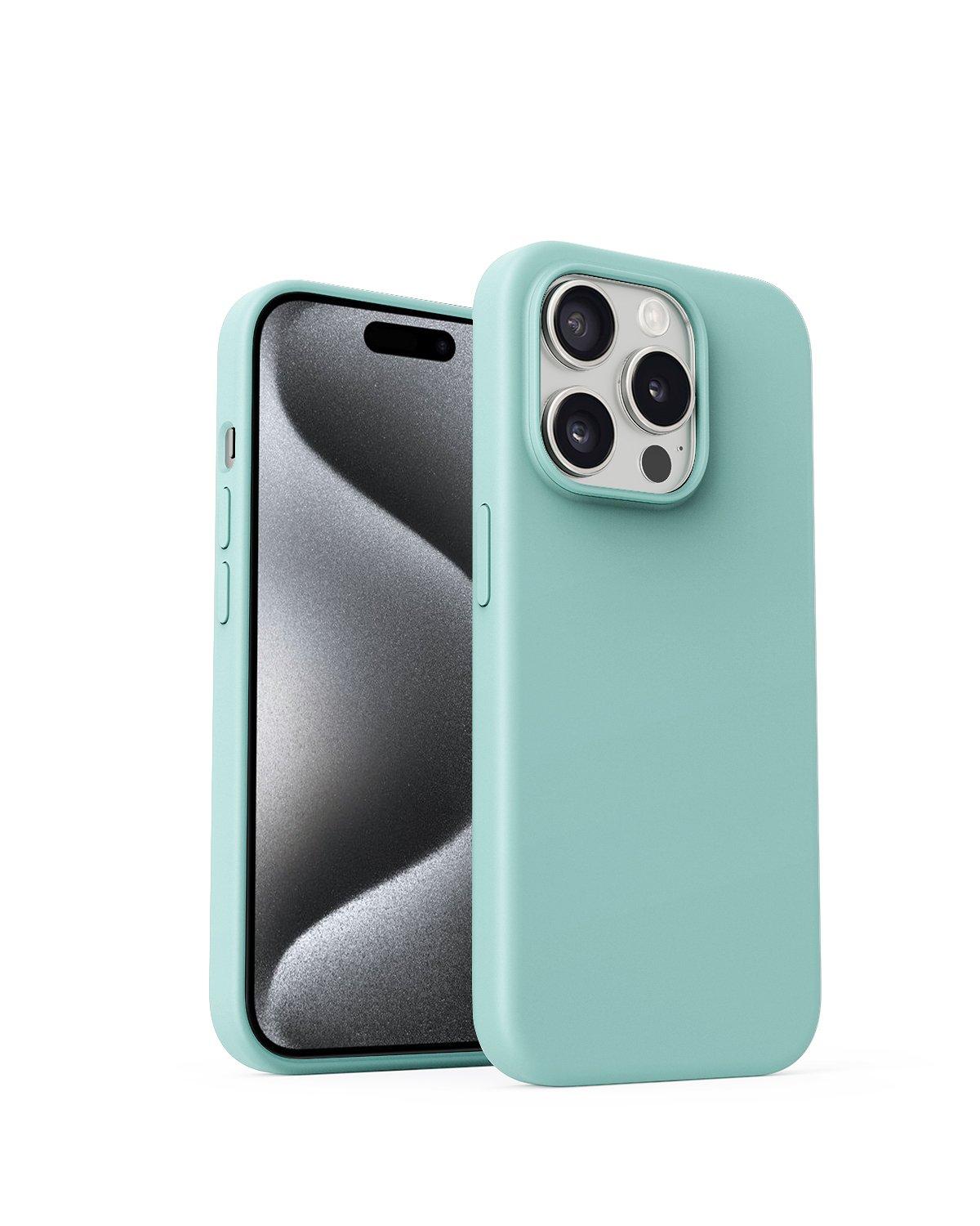 AUKEY Magnetic Hrd-Shell Phone Case Midnight iPhone 15 Pro Max Green PC ...