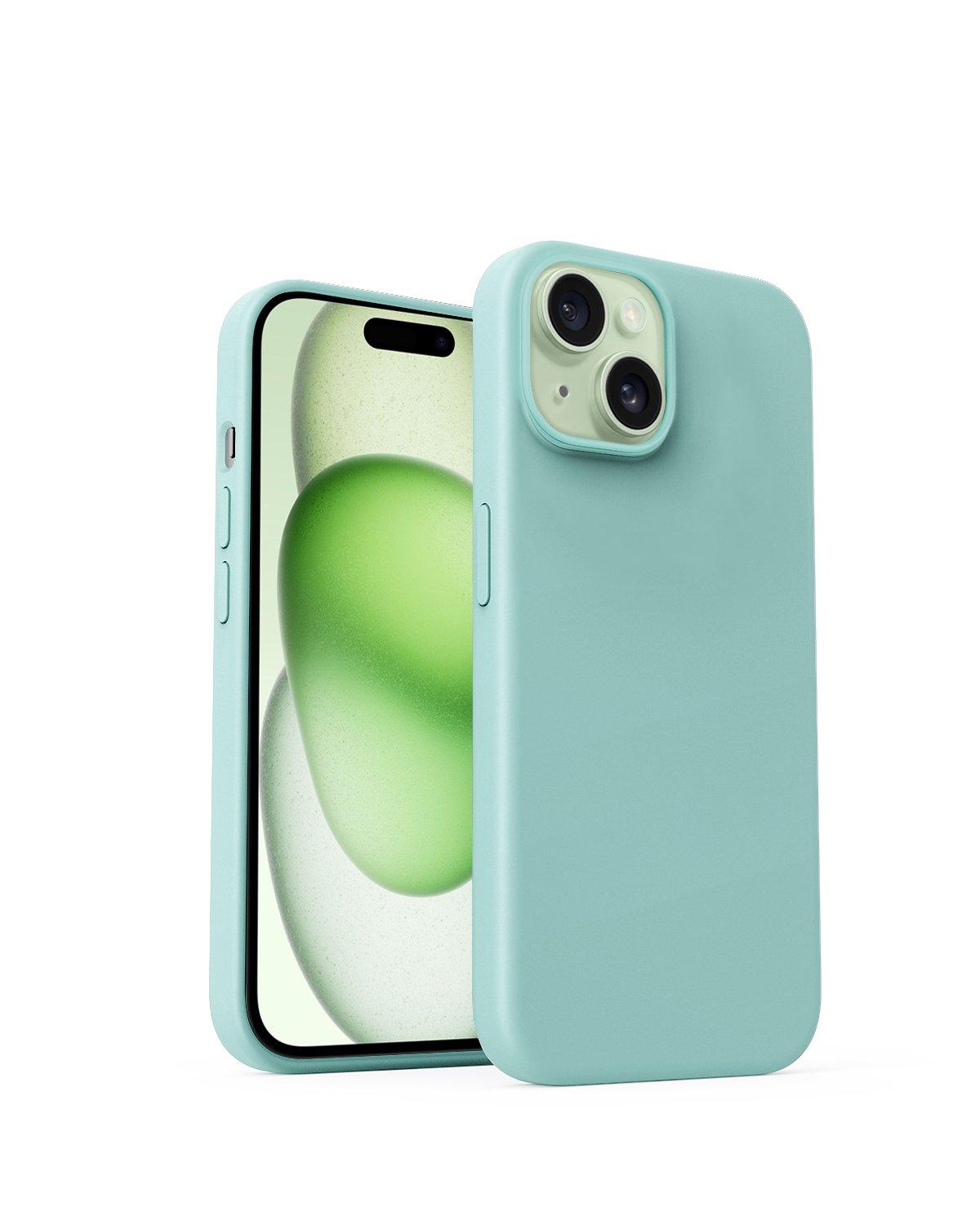 AUKEY Magnetic Hrd-Shell Phone Case Midnight iPhone 15 Plus Green PC ...