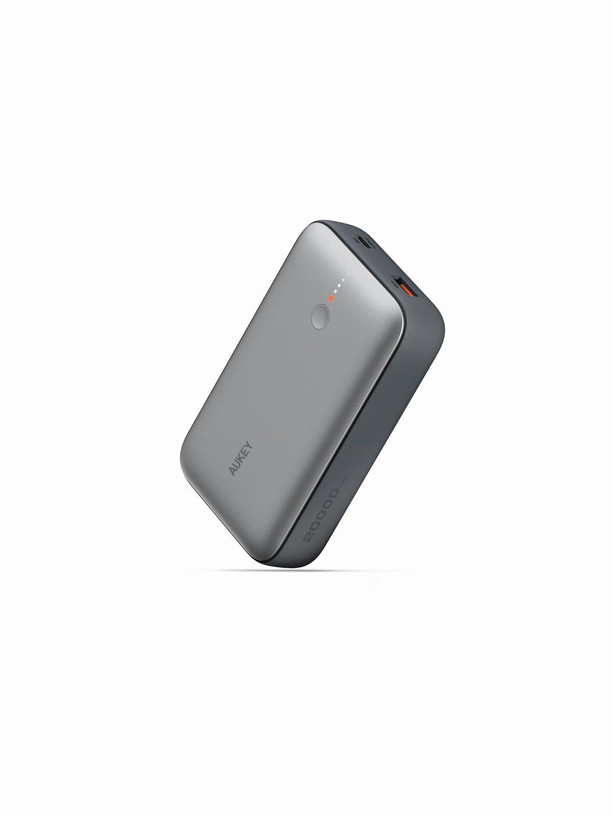 AUKEY PB-Y57 Spark Mini 20W PD 20,000mAh Compact, Fast Charging Power ...