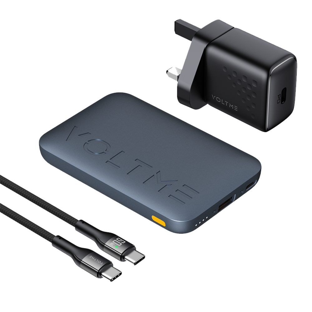 Voltme Charger Package Hypercore 10000mAh and Wall Charger and Cable ...