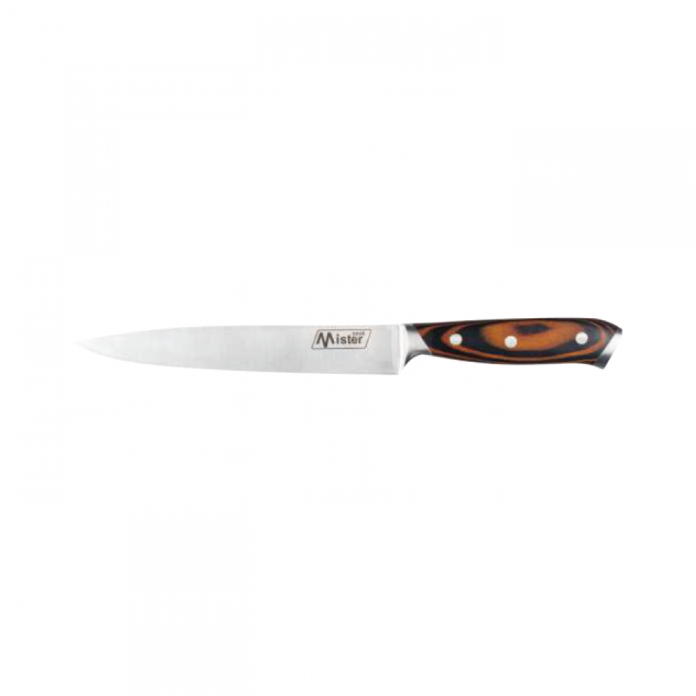 Mister Cook Multi-Purpose Utility Knife With Wooden Handle (731) - eXtra
