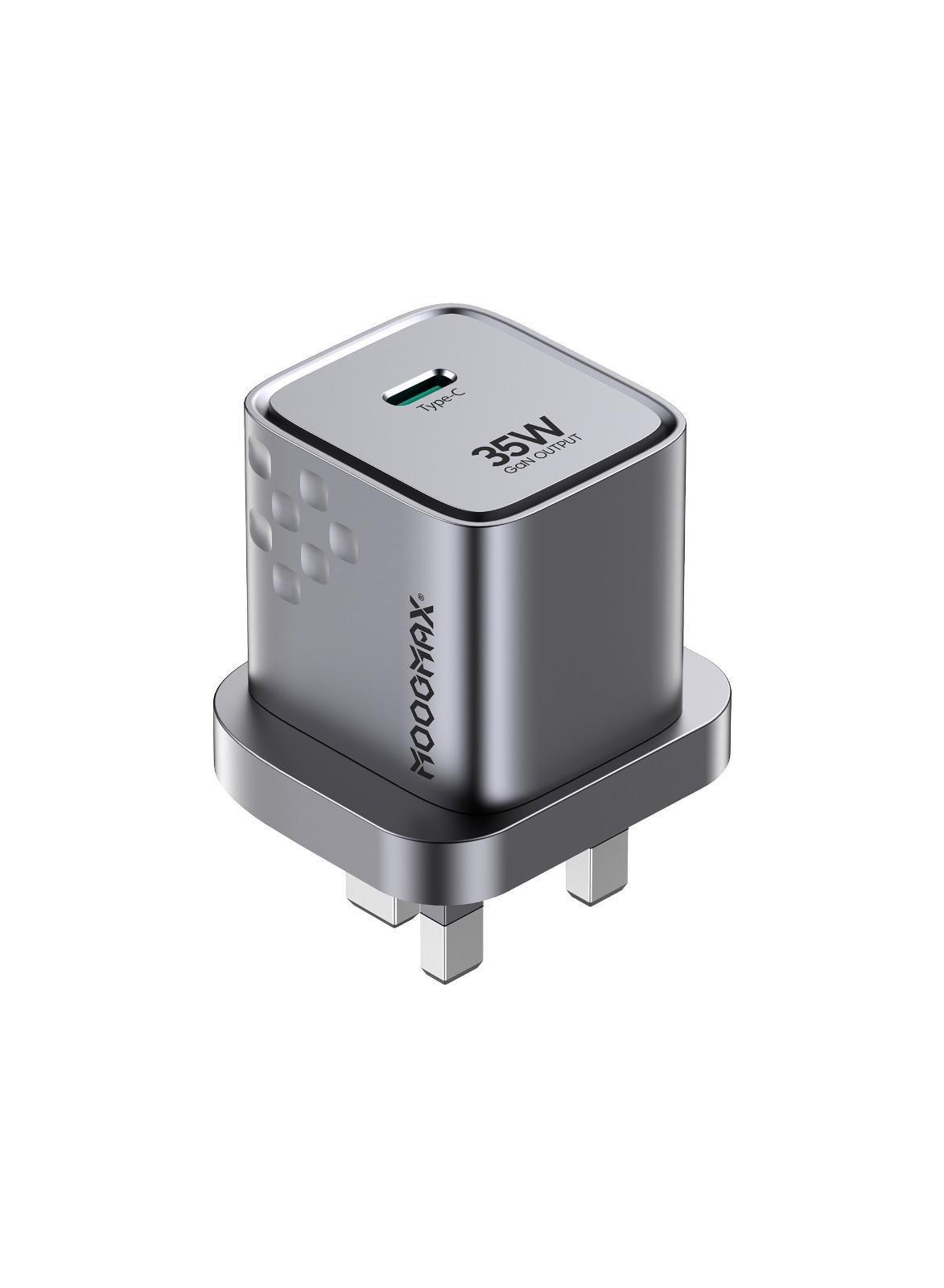 MOOGMAX,GAN FAST Wall CHARGER PD 35W Type-C - eXtra