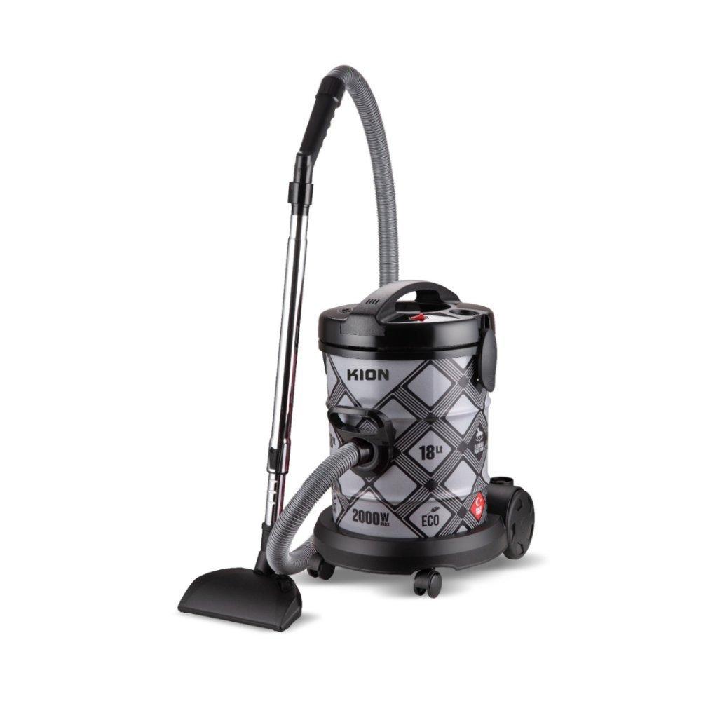 Kion Drum Vacuum Cleaner 18L 2000W Turbo & 5M Cable With 4 Accessories ...