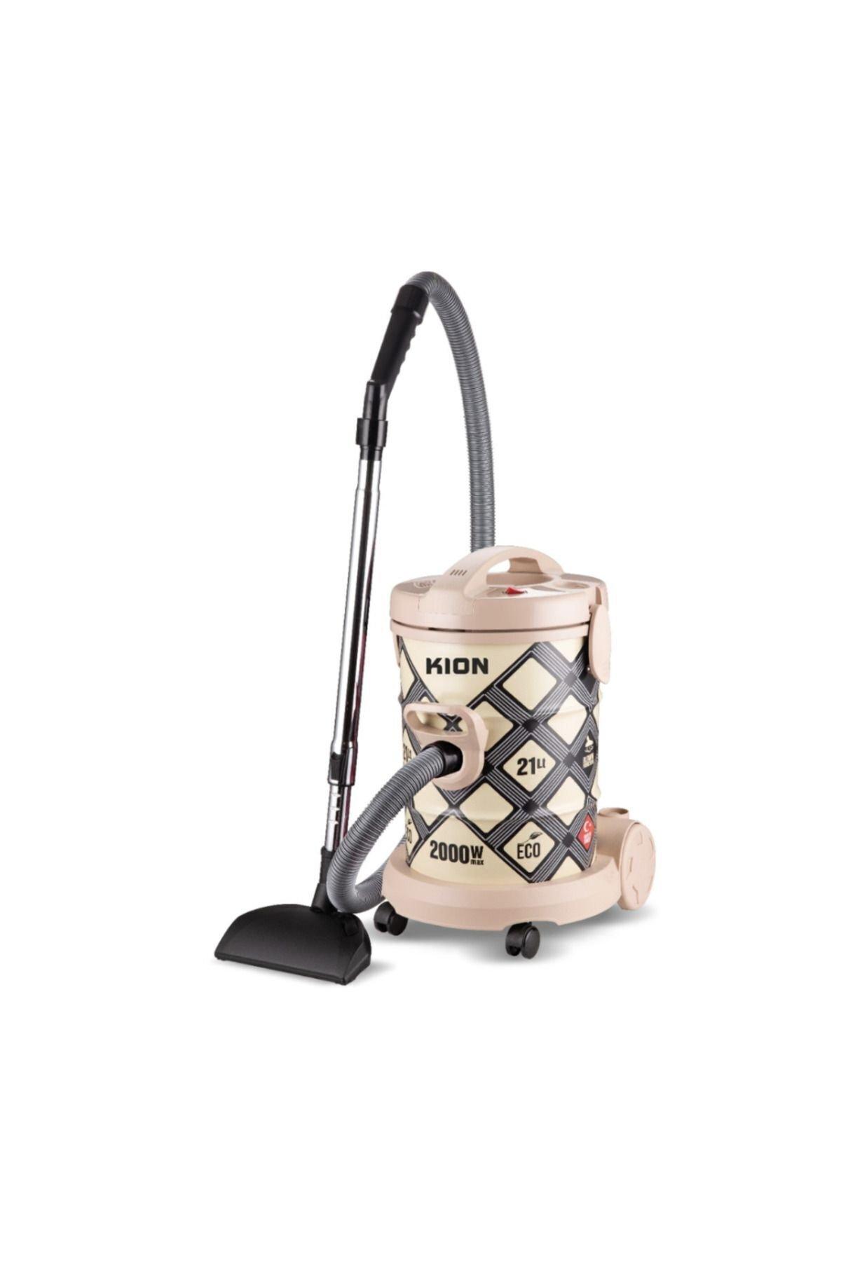 Kion Barrel Vacuum Cleaner – 21L, 2000W, 5 Attachments, Made in Turkey ...