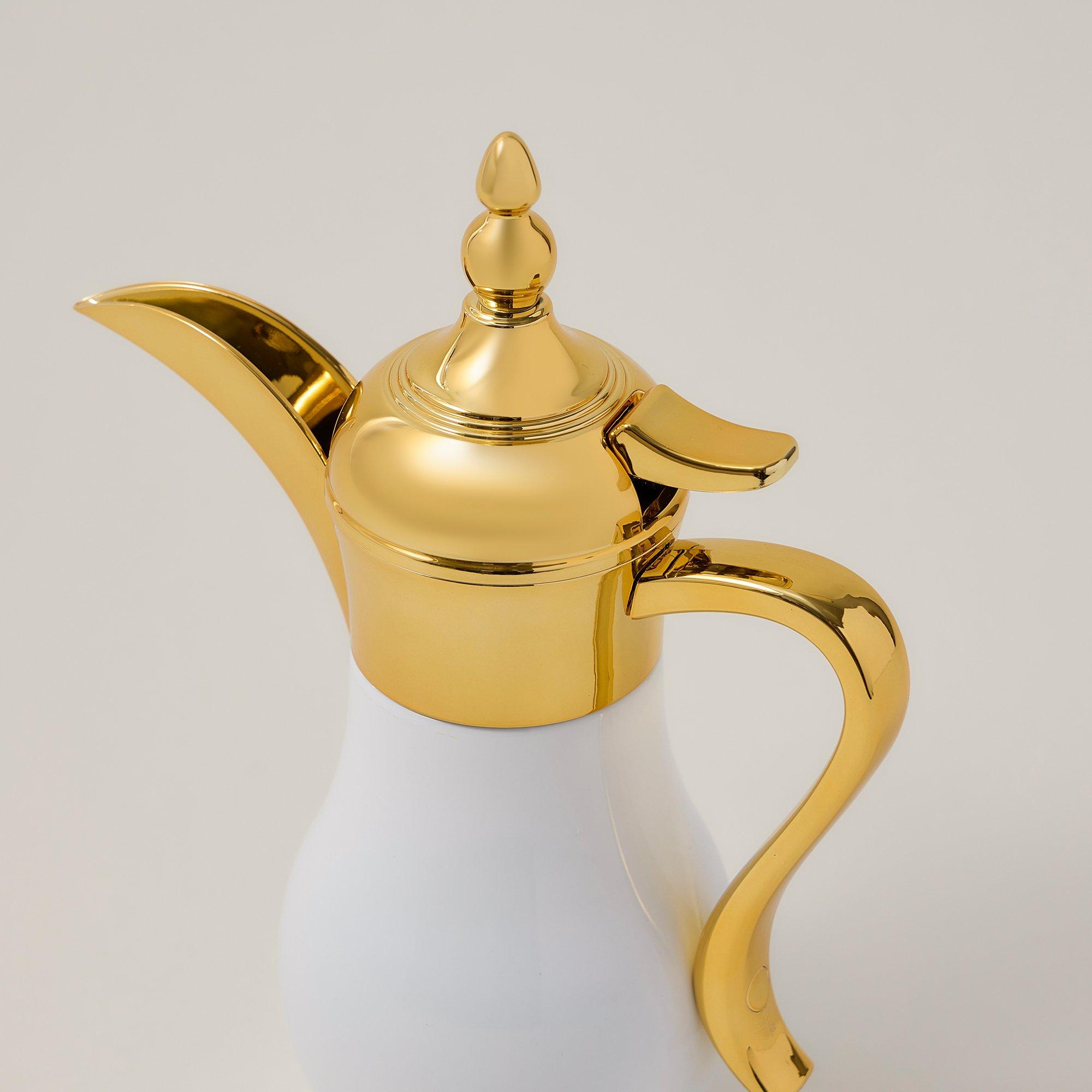 Dallaty white/gold mini vacuum flask 300 ml - eXtra