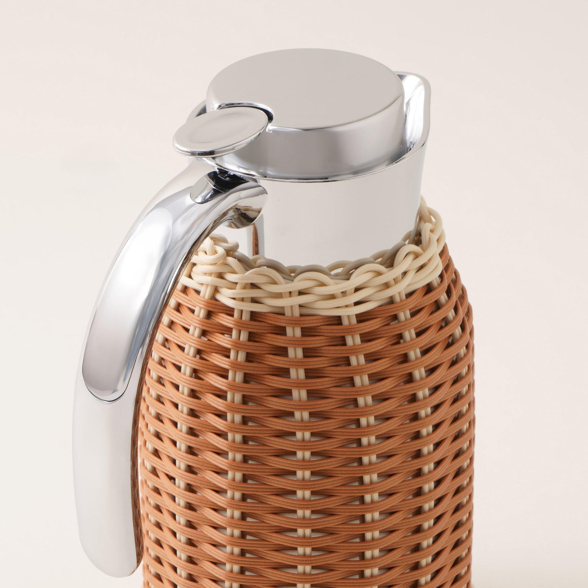 Dallaty stainless steel vacuum flask 1.2l, brown - eXtra