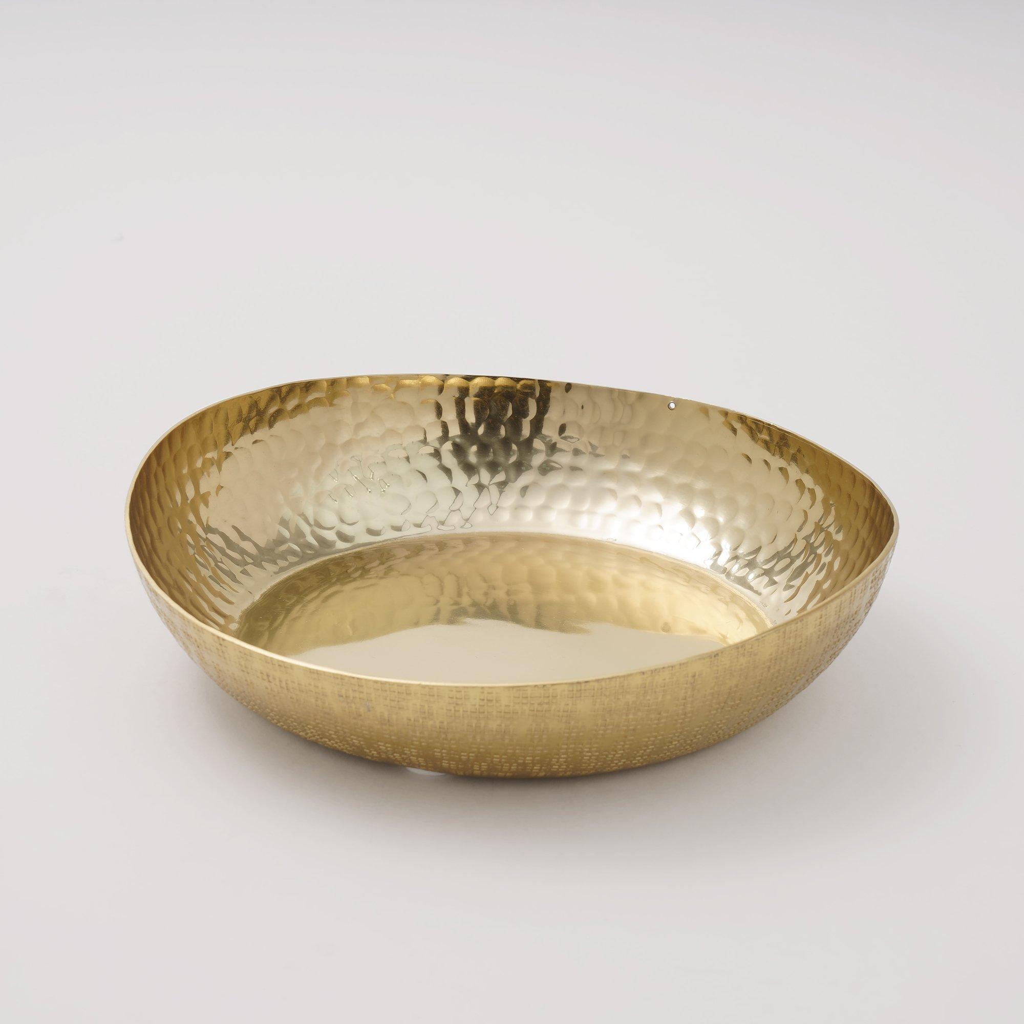 La mesa serving bowl, gold, large, 25 cm diameter - eXtra
