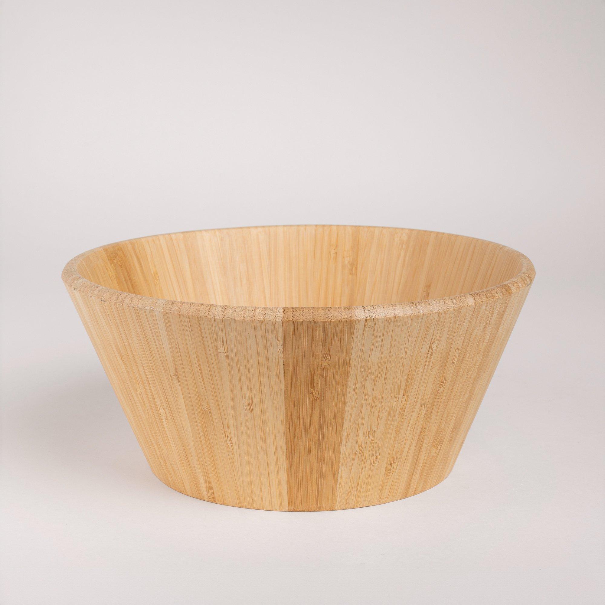 Alberto bamboo round salad bowl 25.5*9 cm - eXtra