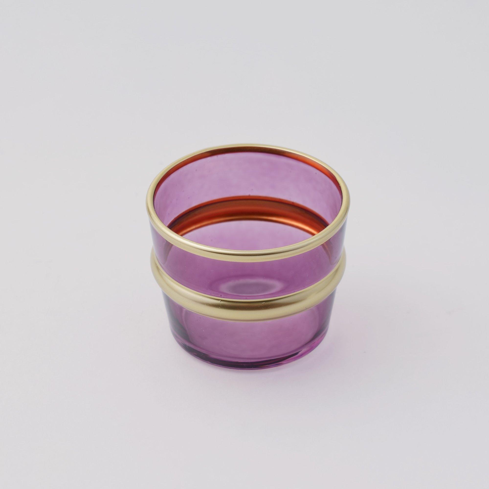 Dallaty coffee cup, purple, 6 pieces - eXtra