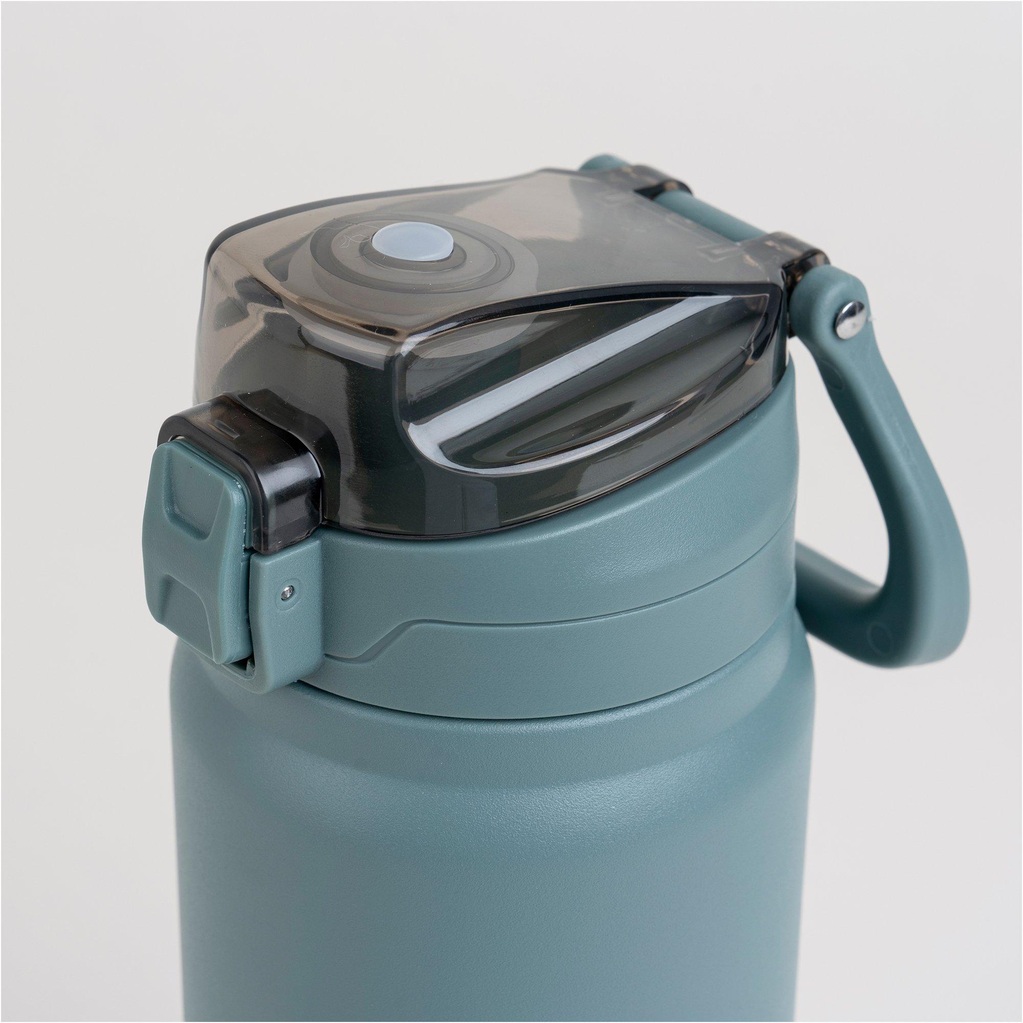 Alberto sainless steel 900ml water bottle with straw green - eXtra