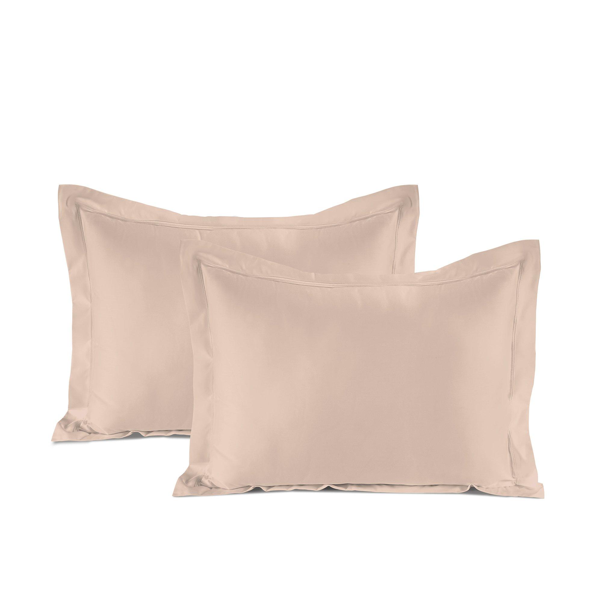 Boutique blanche 2 pcs summer peach sateen cotton pillowcases 50*90 cm ...
