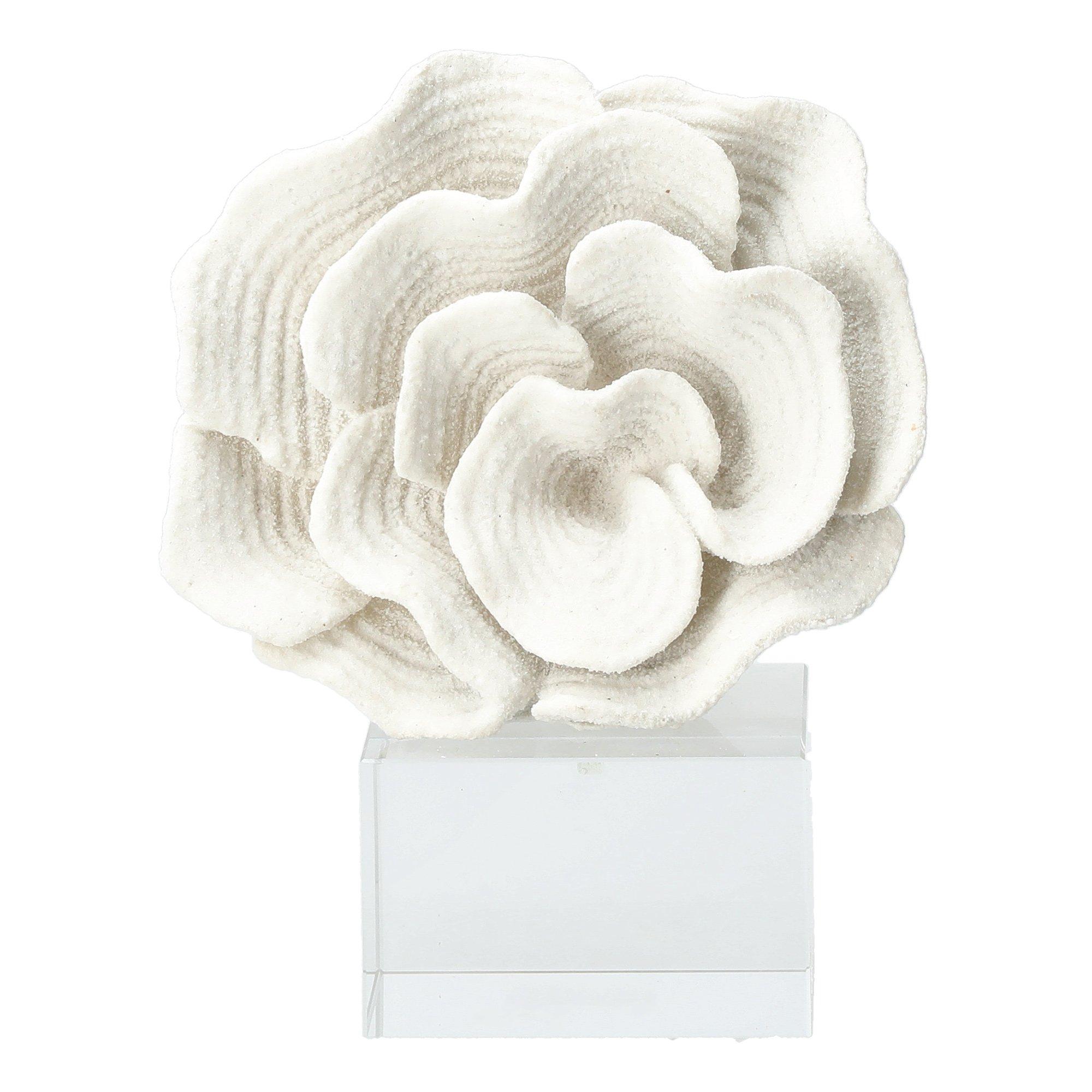 Home accent resin coral with acrylic base 17.5*7*22.5 cm - eXtra