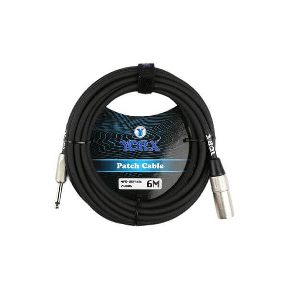 Mpx-481pr-6m bk xlr male to 1/4" mono cable – professional audio - eXtra